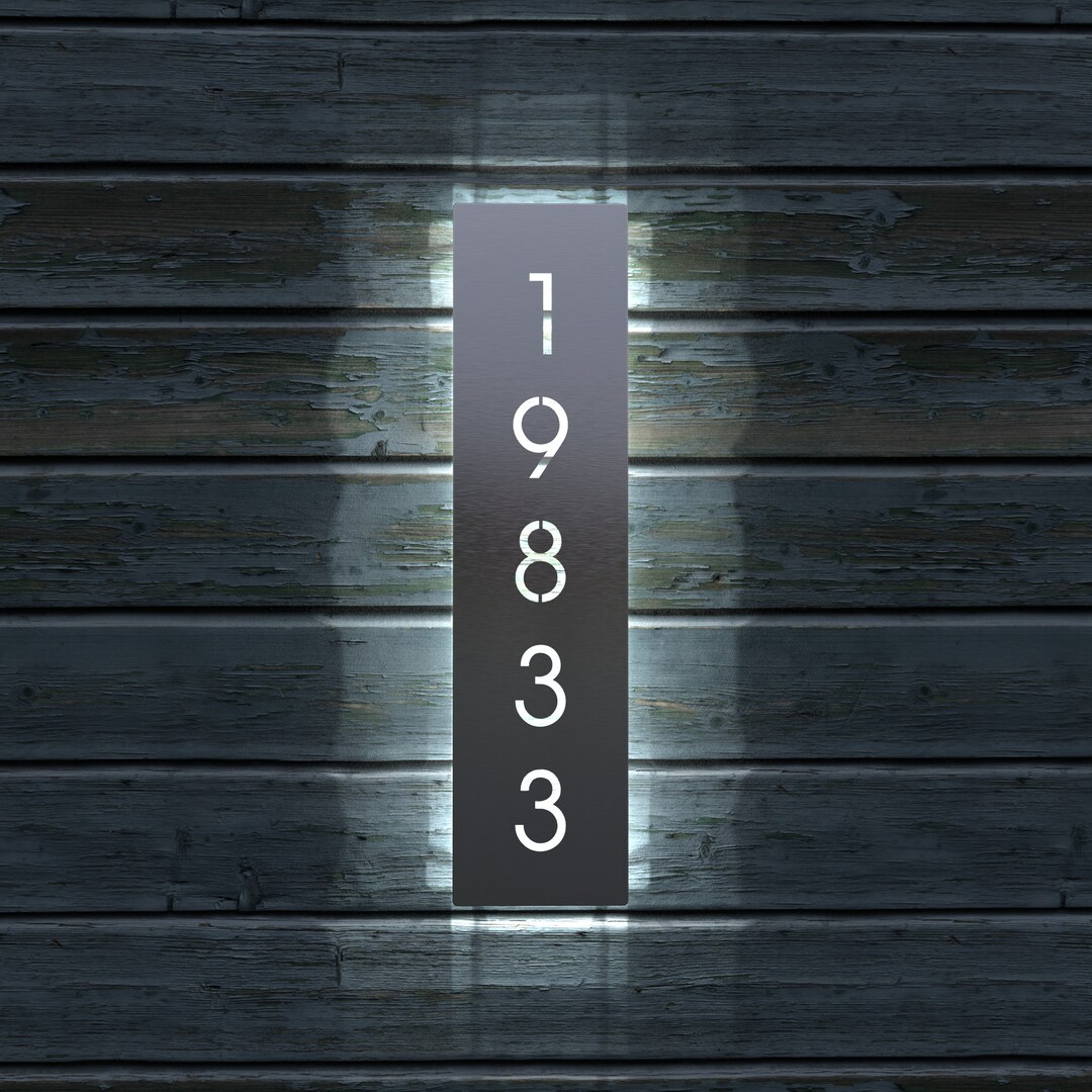 Custom House Number Sign,outdoor Waterproof Number Box,laser Cut Number ...