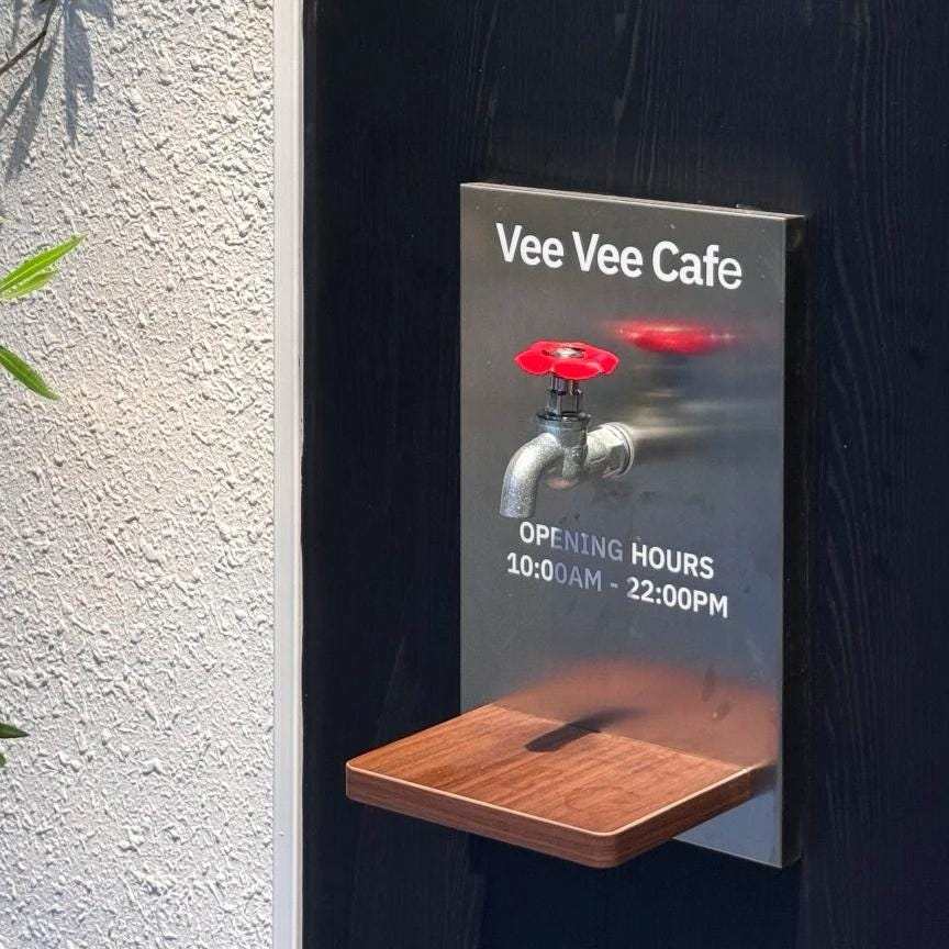 Custom Word Flow Faucet Sign | Dripping Text Menu Board | Coffee Shop ...