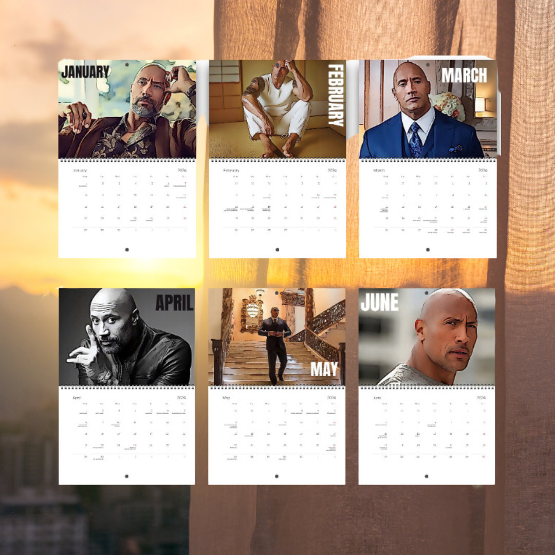 Dwayne Johnson 2024 Calendar 2024 Calendars sold by Revolutionary ...
