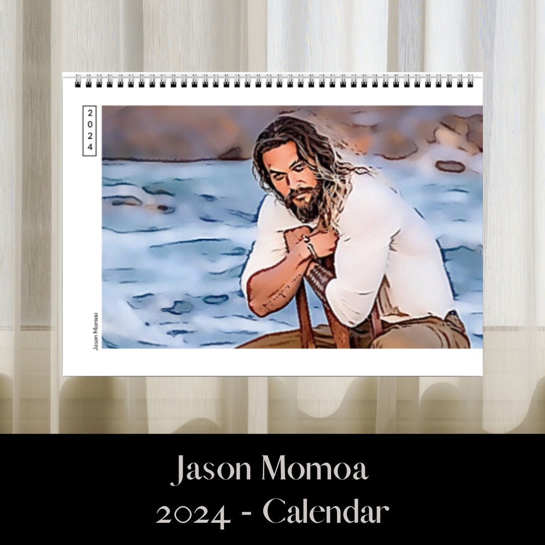 Jason Momoa 2024 Calendar an Artistic Design - Etsy UK
