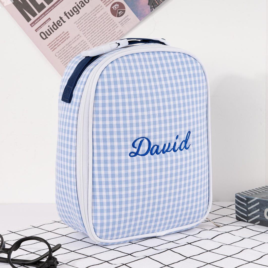 Personalized Kids Lunch Box: Insulated Embroidered Lunch Bag - Etsy