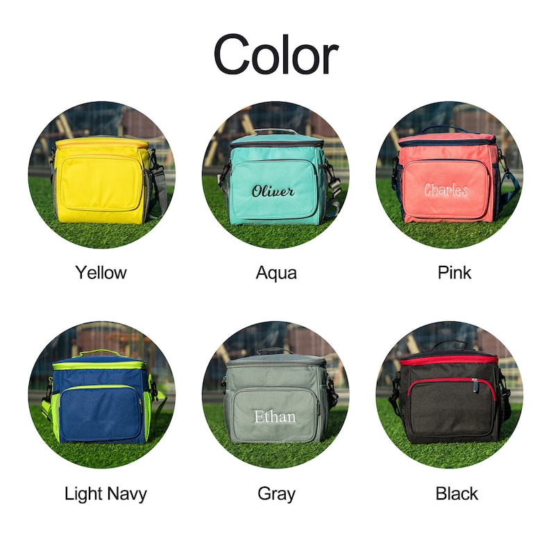 Personalized Insulated Lunch Box, Oxford Fabric Beer Cooler Picnic Bag ...