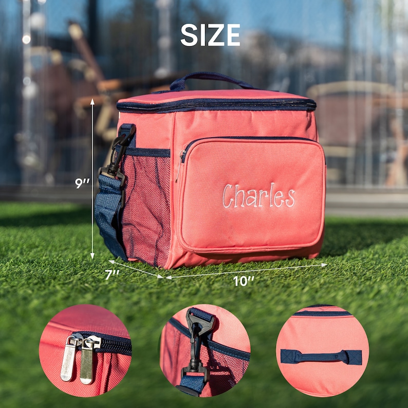 Personalized Insulated Cooler Bag, Oxford Fabric Lunch Box, Groomsmen ...