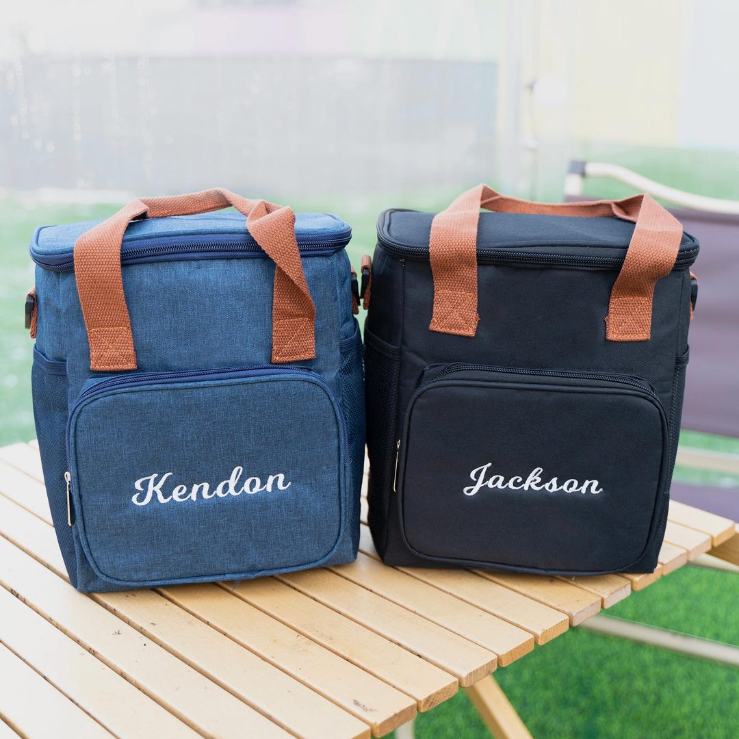 Personalized Lunch Bag, Lunch Box, Bento Bag Taller, Insulated Bag, Customized Tote Picnic Ice ...