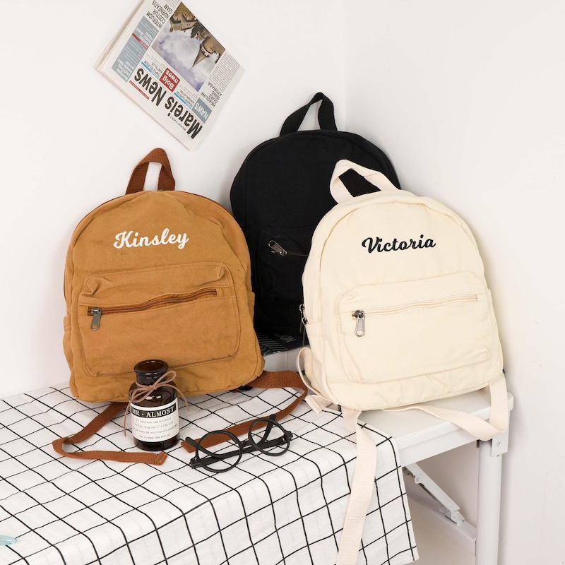 Canvas Backpack - Etsy