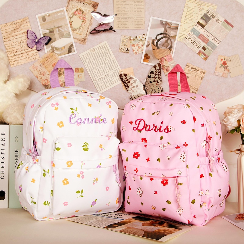 Floral Backpack - Etsy