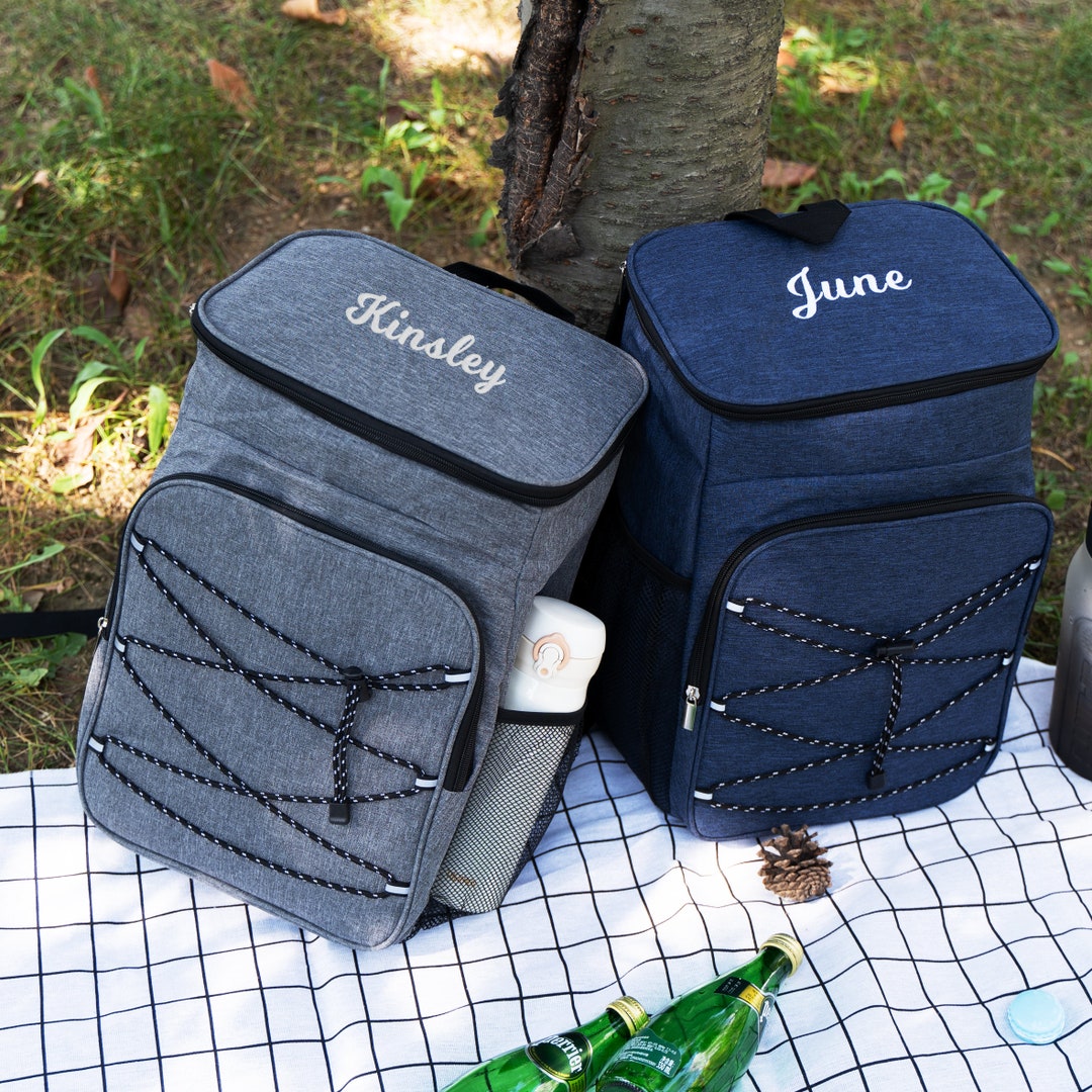 Custom Cooler Backpack, Embroidered Beer Cooler Bag, Hiking Bag ...
