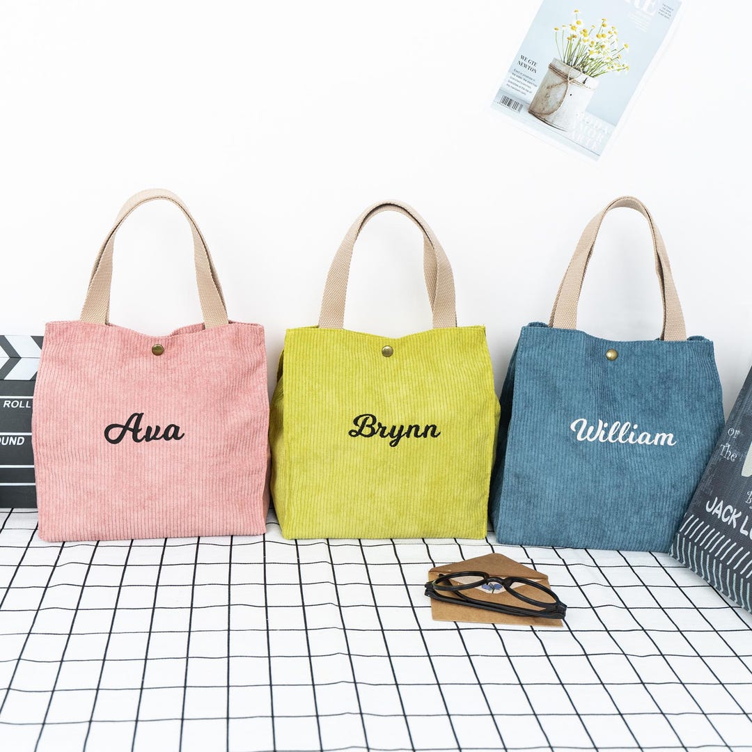 Personalized Lunch Bag for Women/men, Custom Tote Bag, Lunch Box for ...