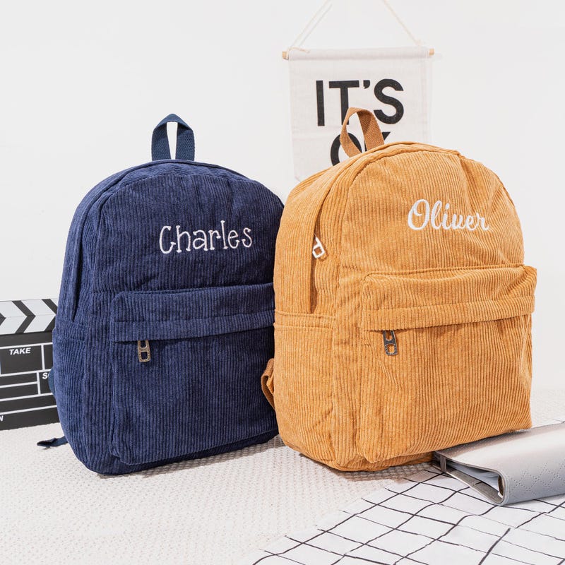 Corduroy Backpack - Etsy