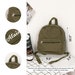 Personalized Kids Canvas Backpack: Toddler School Book Bag - Etsy