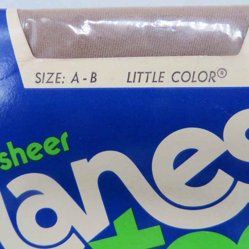 Hanes Too Sheer Pantyhose, Size A-B, Color: Little Color, New Old Stock ...