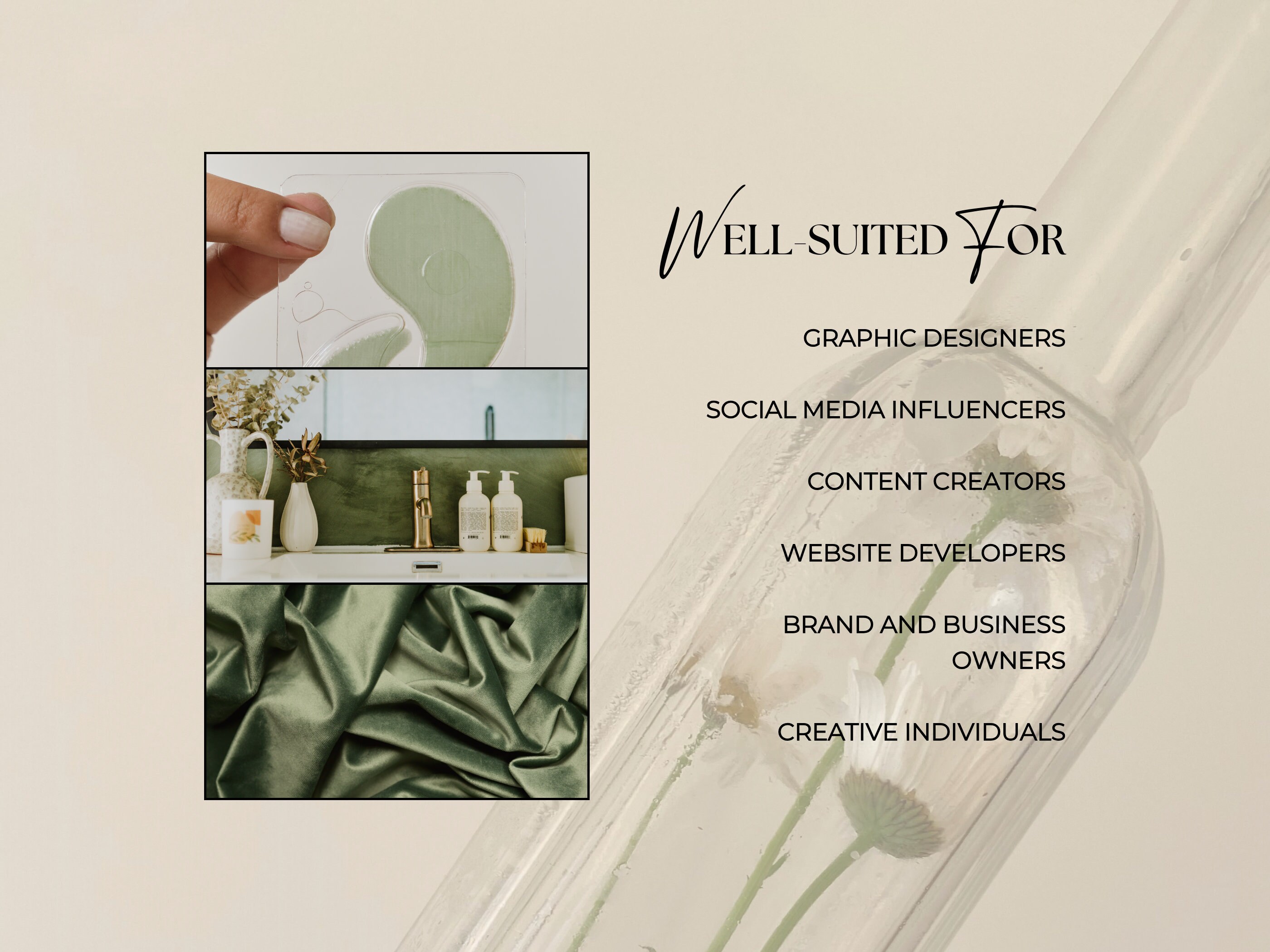 Faceless Digital Marketing Aesthetic Stock Images, Sage Green Instagram ...