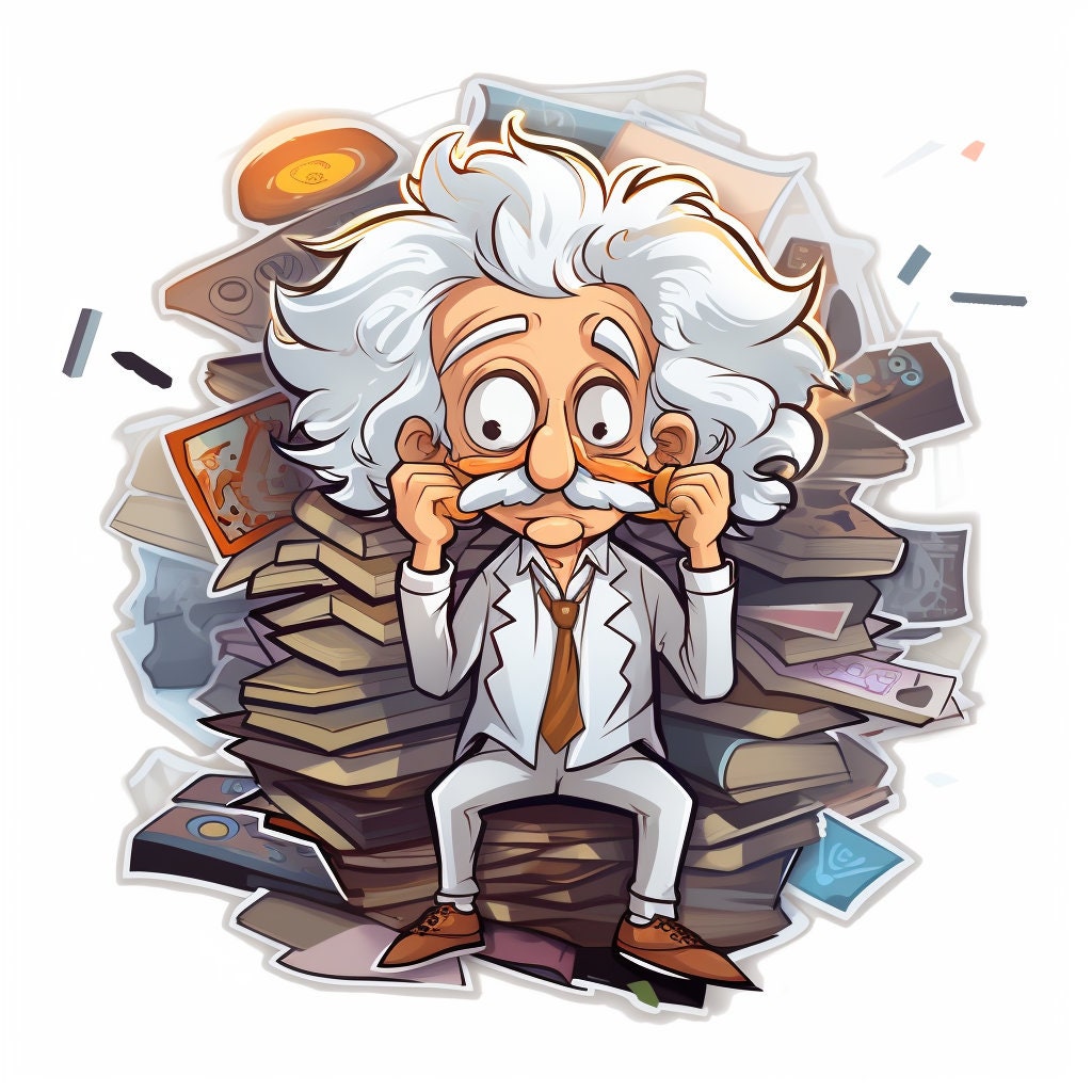 Instant Download Stickers Einstein's Funny Side Clever Stickers for ...