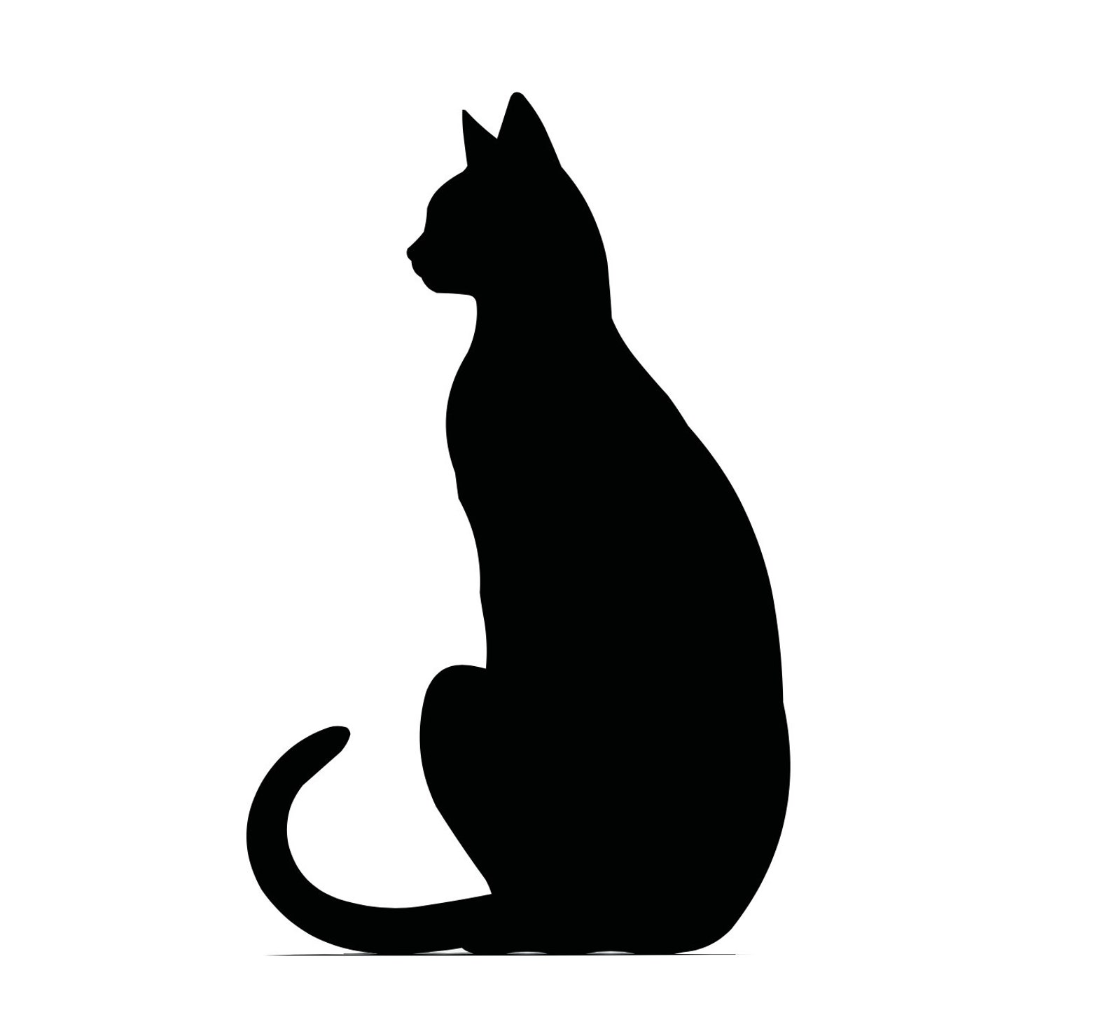 Cat Silhouette 2 SVG Instant Download SVG, *digital Download* - Etsy Canada