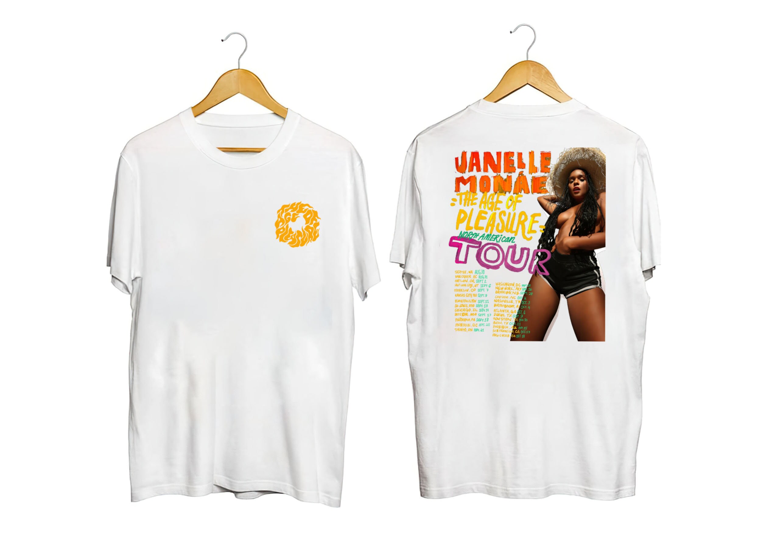 Janelle Monae The Age Of Pleasure Tour 2023 Shirt sold by Watercolor ...
