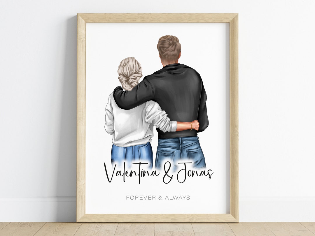 Gift for Partner | Personalized Anniversary Gift for Her/him | Couple ...