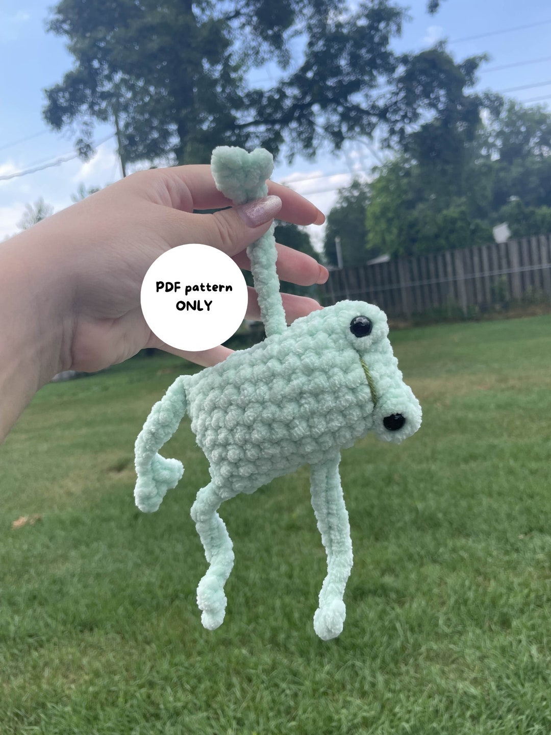 Leggy Frog Crochet Pattern | No-sew - Etsy