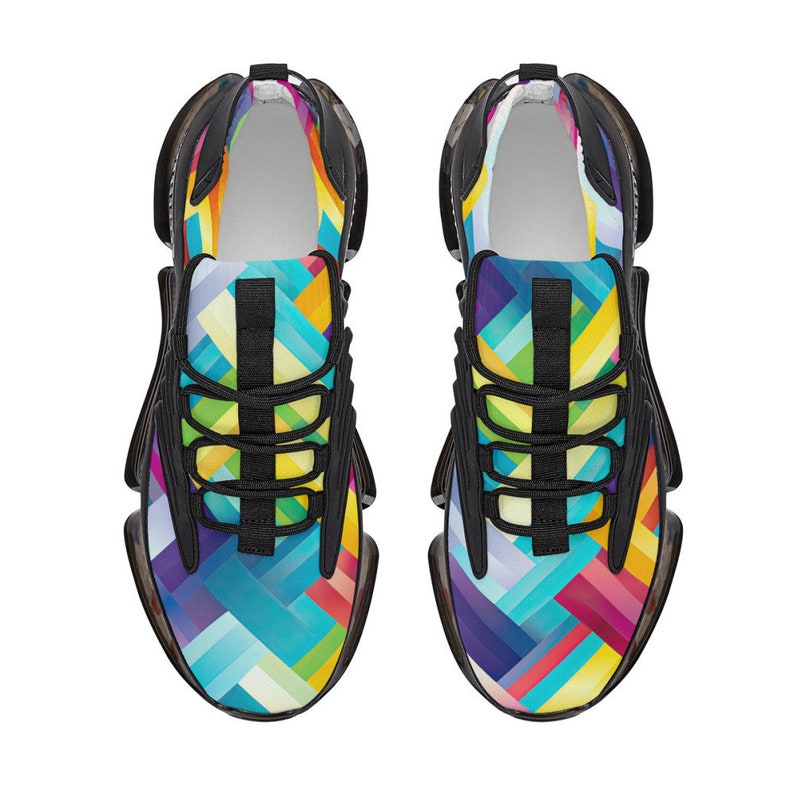 Air Max Geo Pride Running Shoes LGBTQ Black Trainers Fitness ...