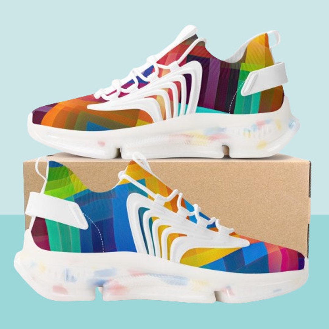 Air Max Geo Pride | Trainers | LGBTQ | White Sneakers | Running Shoes ...