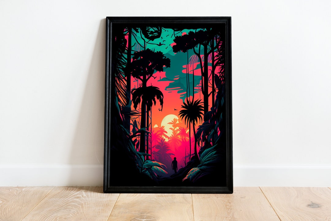 Jungle Explorer Art Print, Instant Download, Wall Art, Printable Home ...