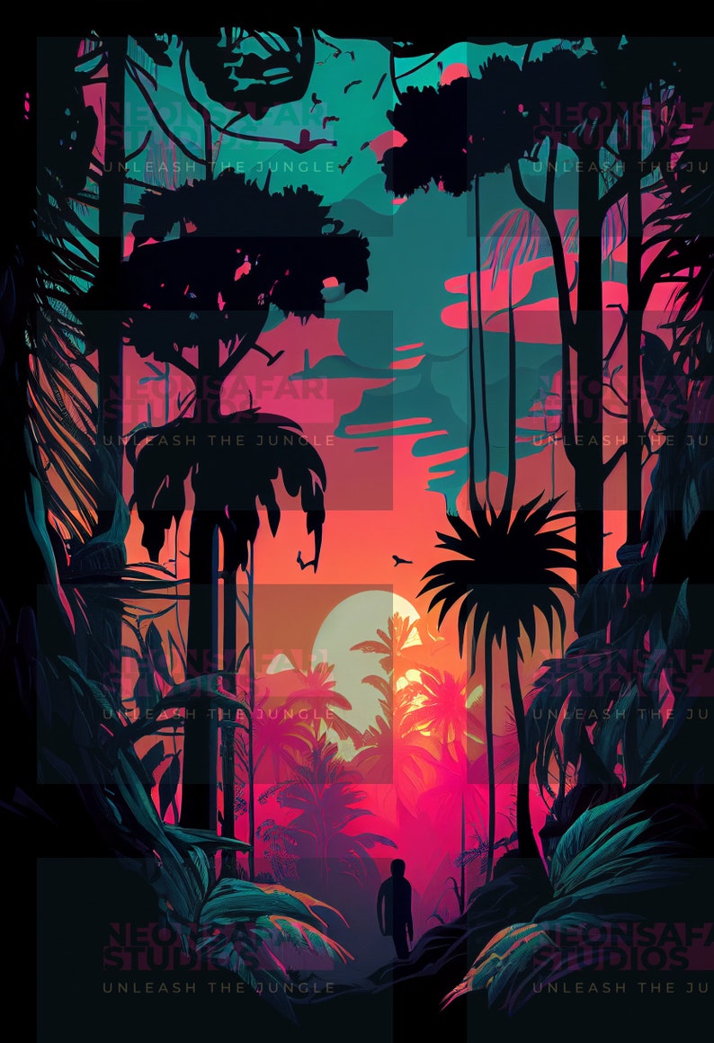 Jungle Explorer Art Print, Instant Download, Wall Art, Printable Home ...
