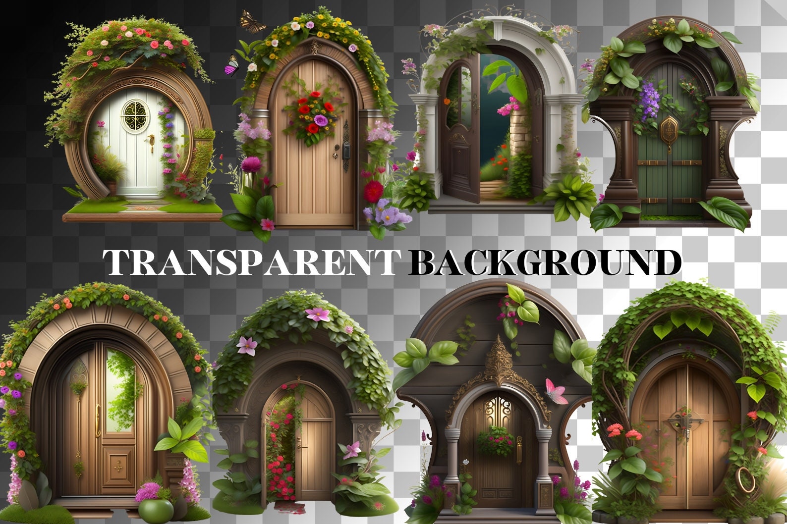 Fairy Doors Clipart - Fairy Fantasy Clip Art Graphics and Collage ...