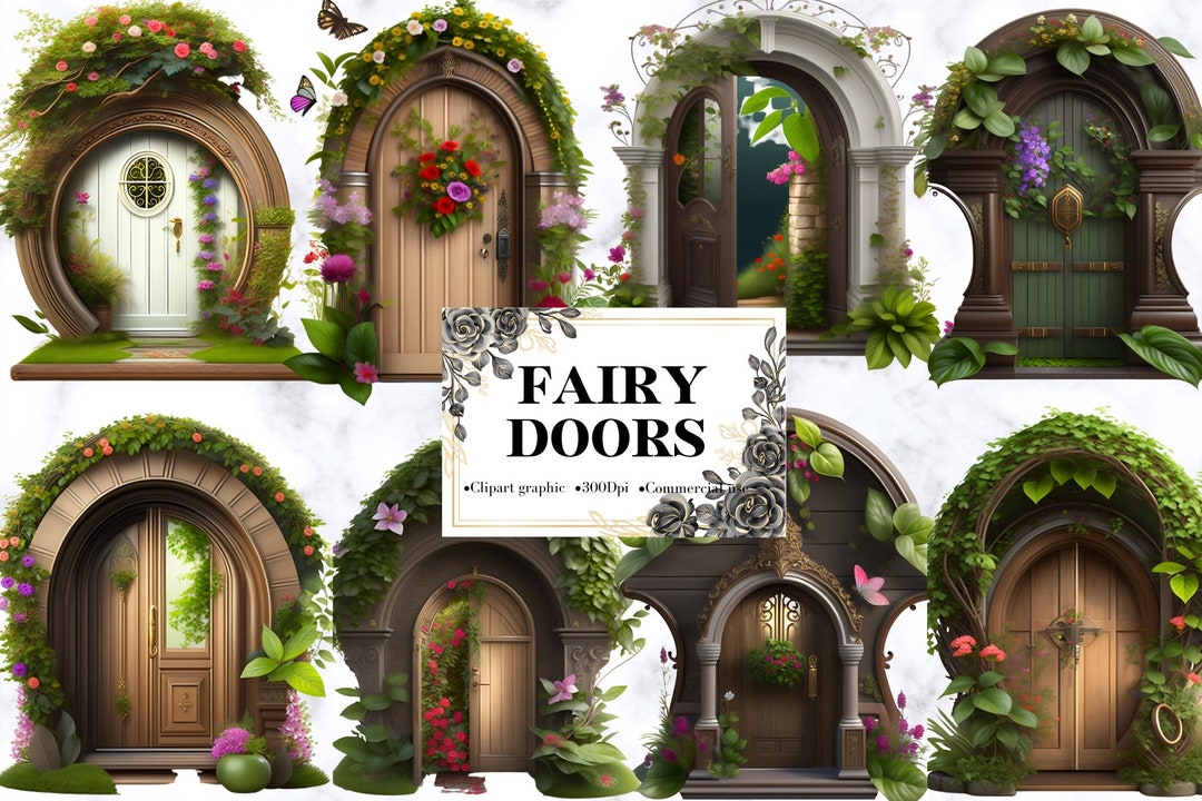 Fairy Doors Clipart - Fairy Fantasy Clip Art Graphics and Collage ...