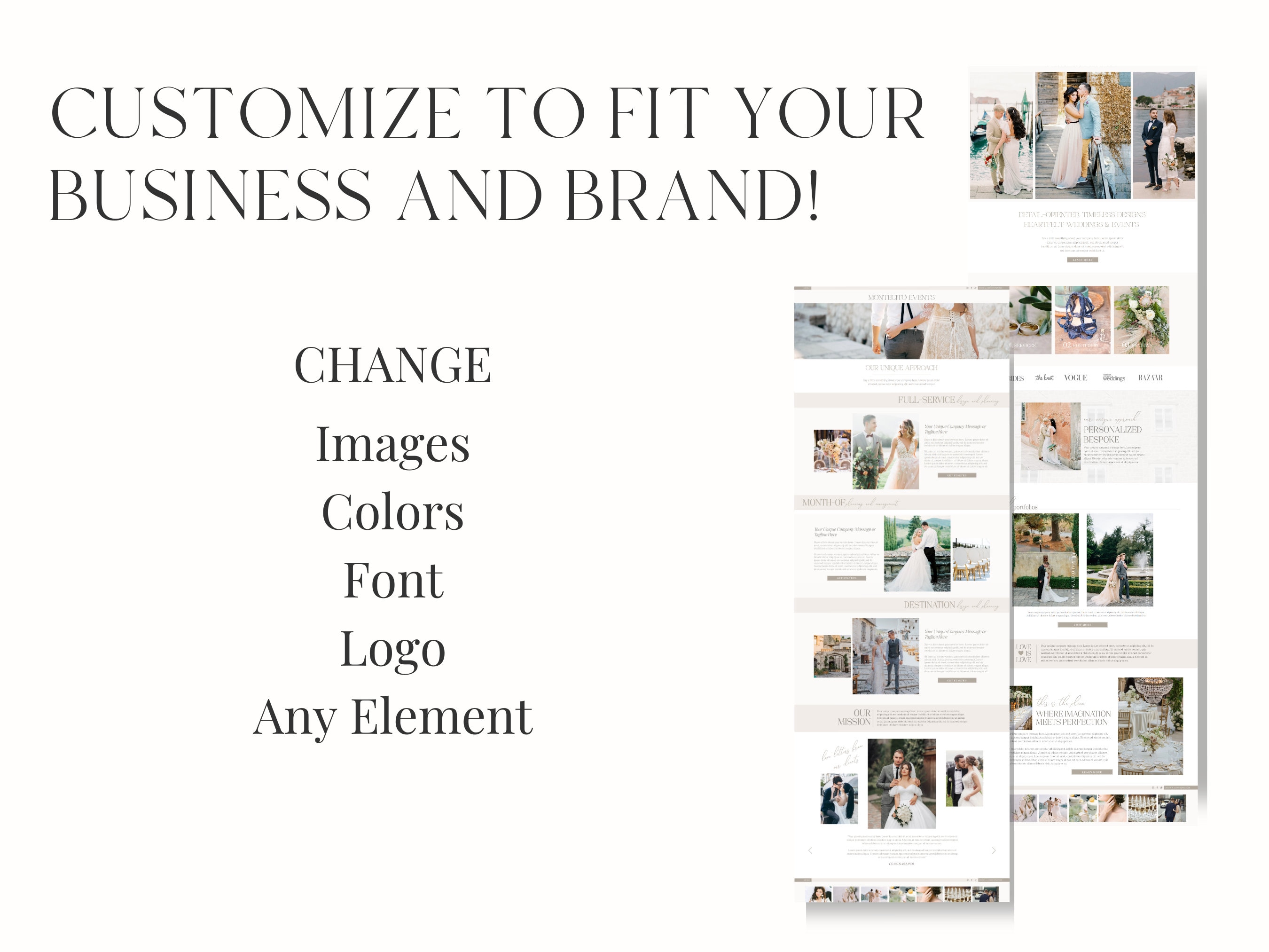 Wix Wedding Website Template | Elegant Wix Site for Events | Wix ...