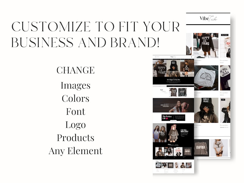 Modern Clothing Shop Wix Website Template With Custom Video (digital ...