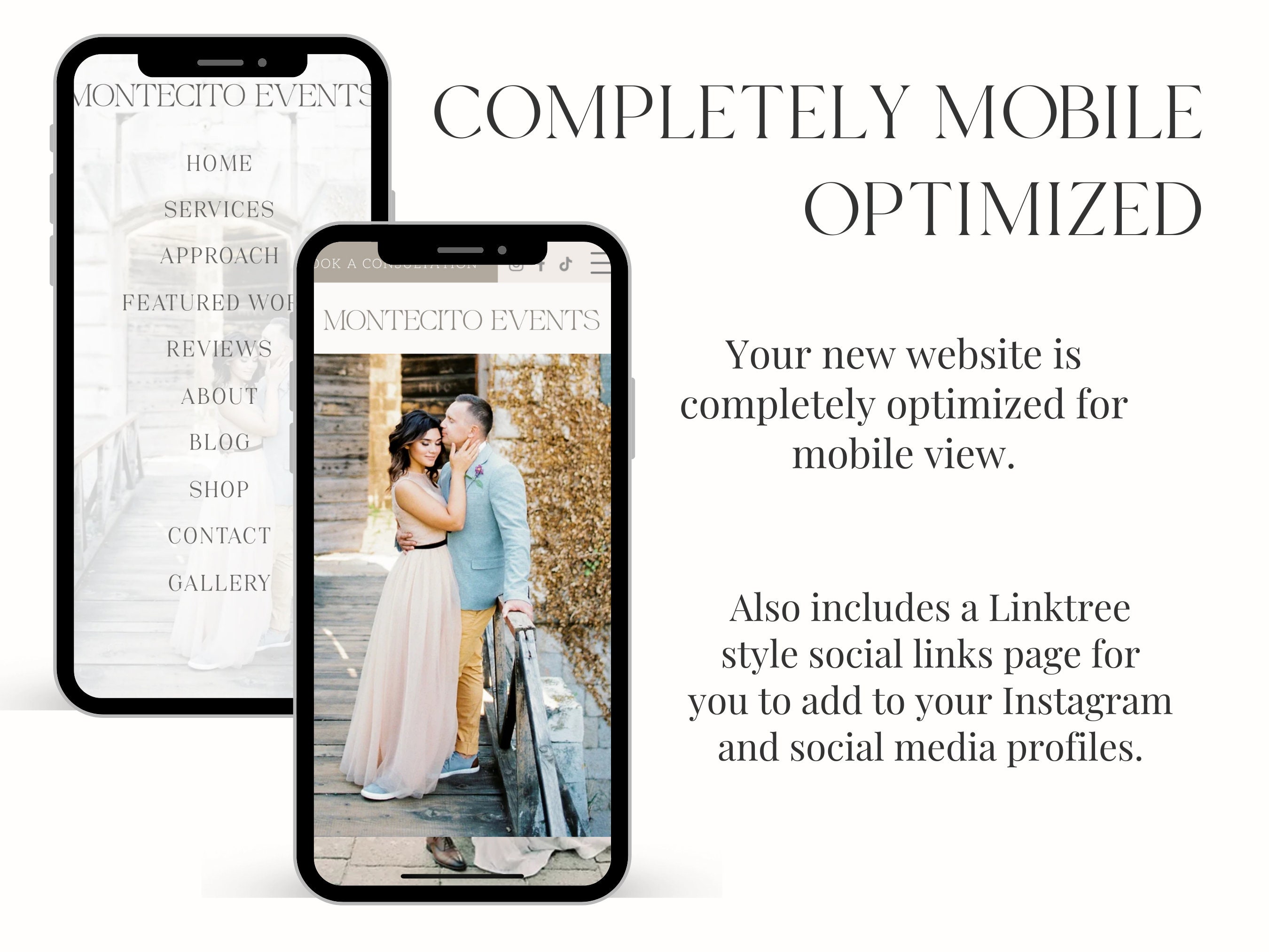 Wix Wedding Website Template | Elegant Wix Site for Events | Wix ...