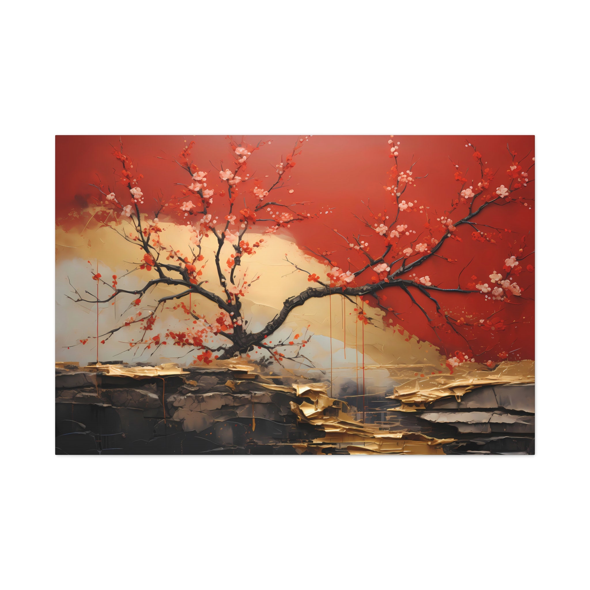 Kintsugi Wall Art Japanese Wall Art Kintsugi Painting Japanese Wall Art ...