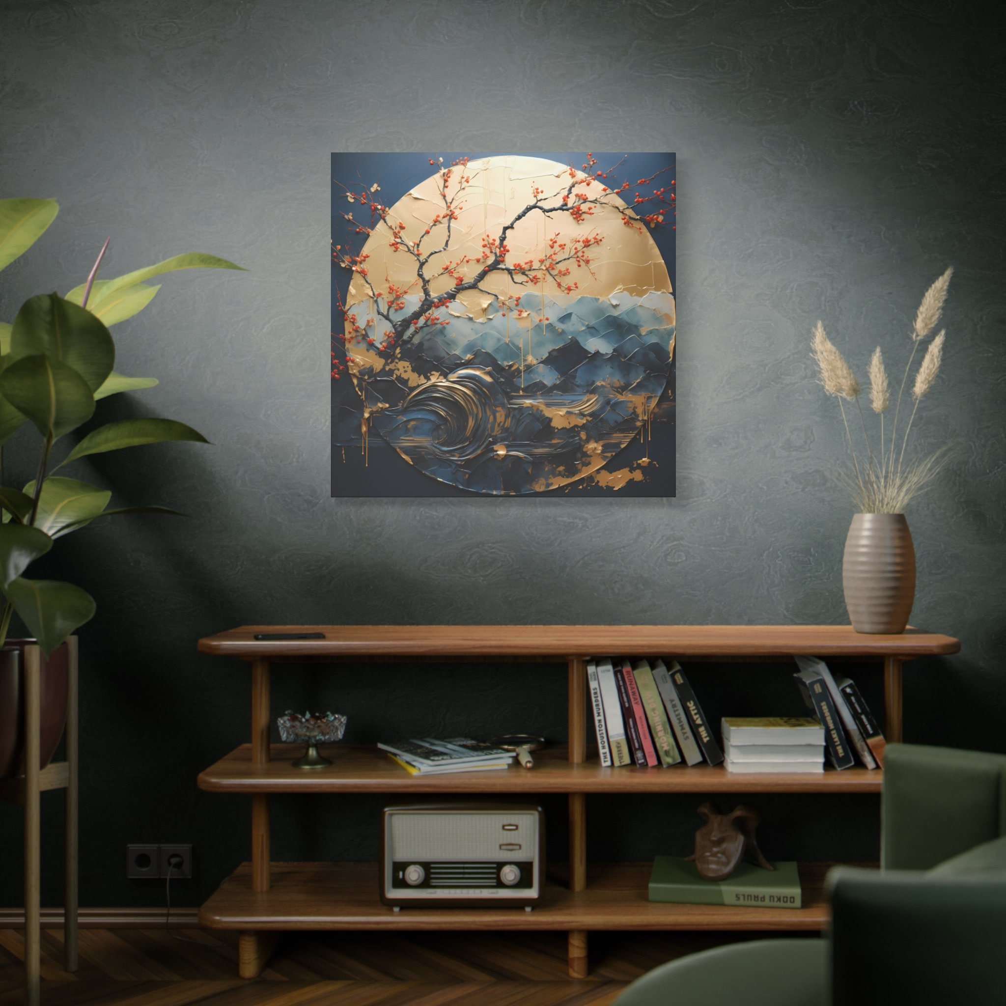 Japanese Kintsugi Wall Art Layers of Nature Wall Hanging - Etsy