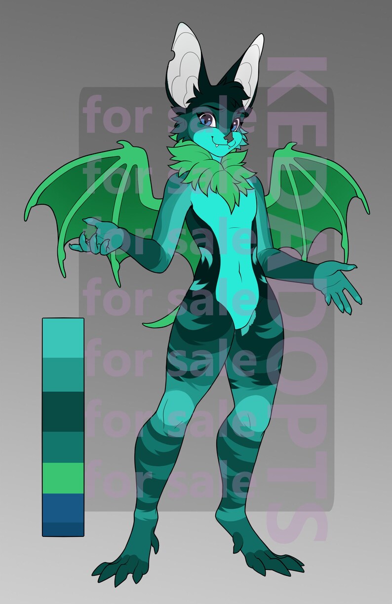 NSFW Bat Adoptable Adopt Furry Fursona - Etsy