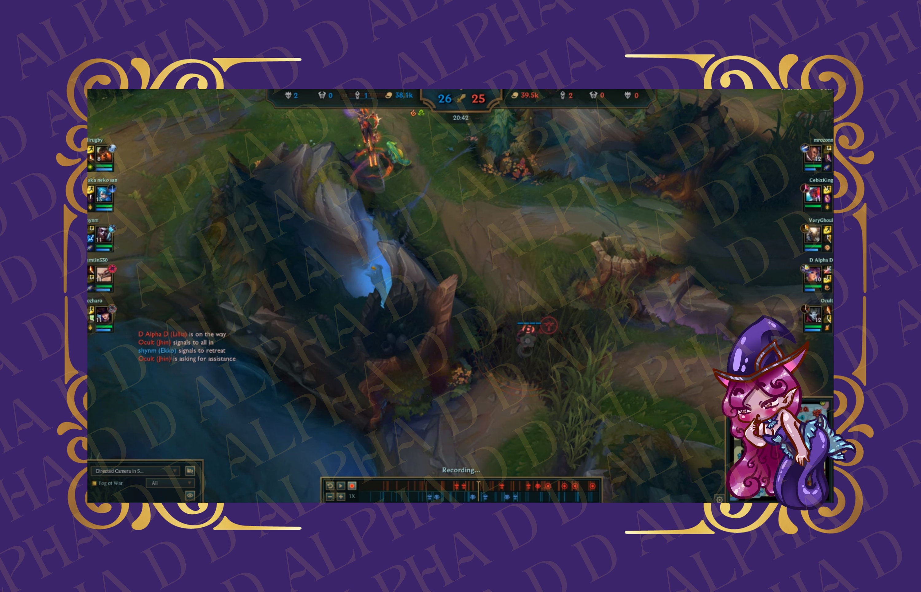 Nami Bewitching League of Legends Emote for Covering Minimap on Lol or ...