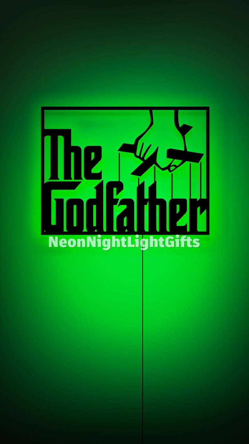 The Godfather Light Sign, Custom the Godfather Light Sign, Birthday ...