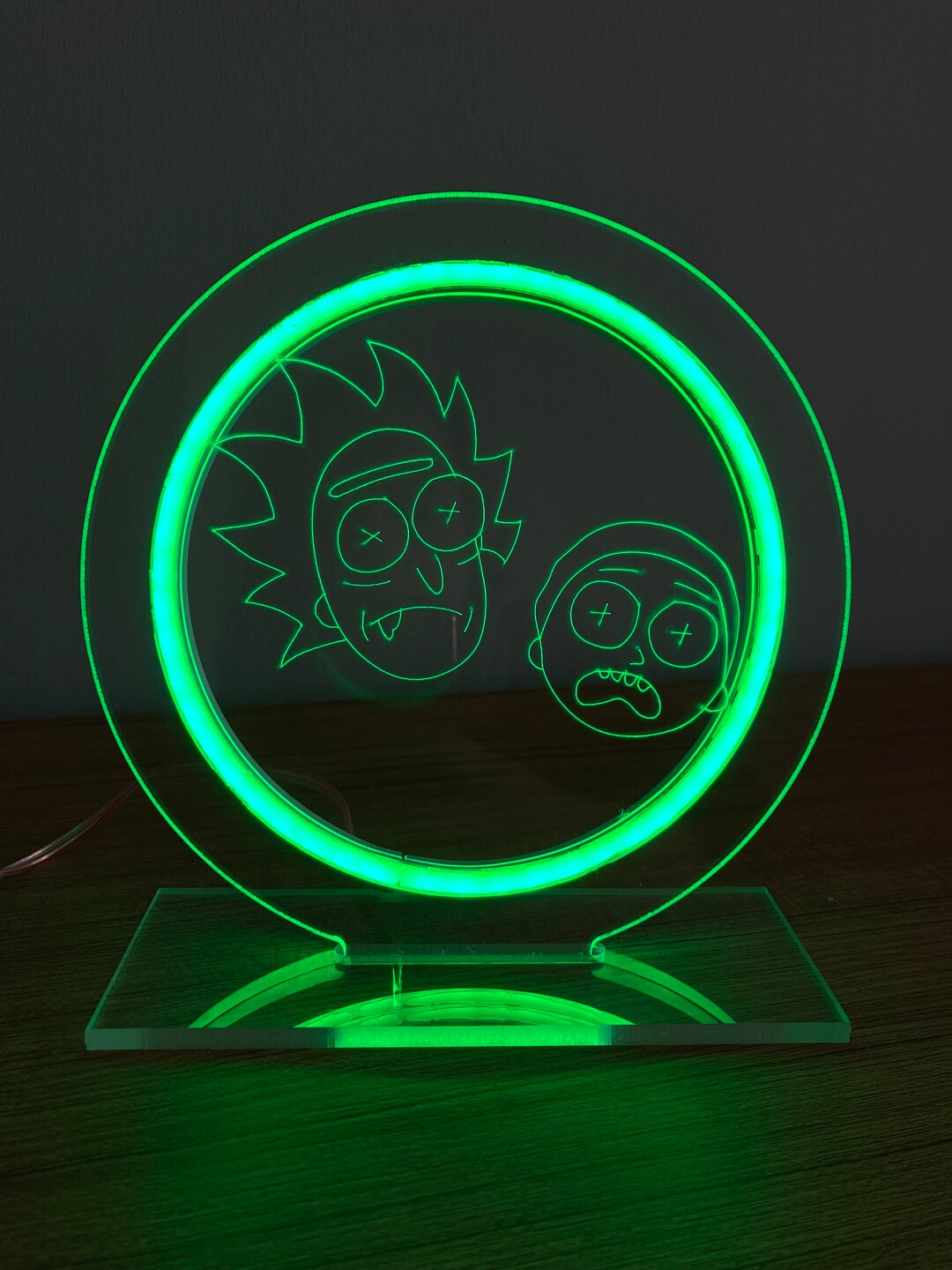 Rick and Morty Neon Led Sign, Rick and Morty Gift, Neon Animated Light ...
