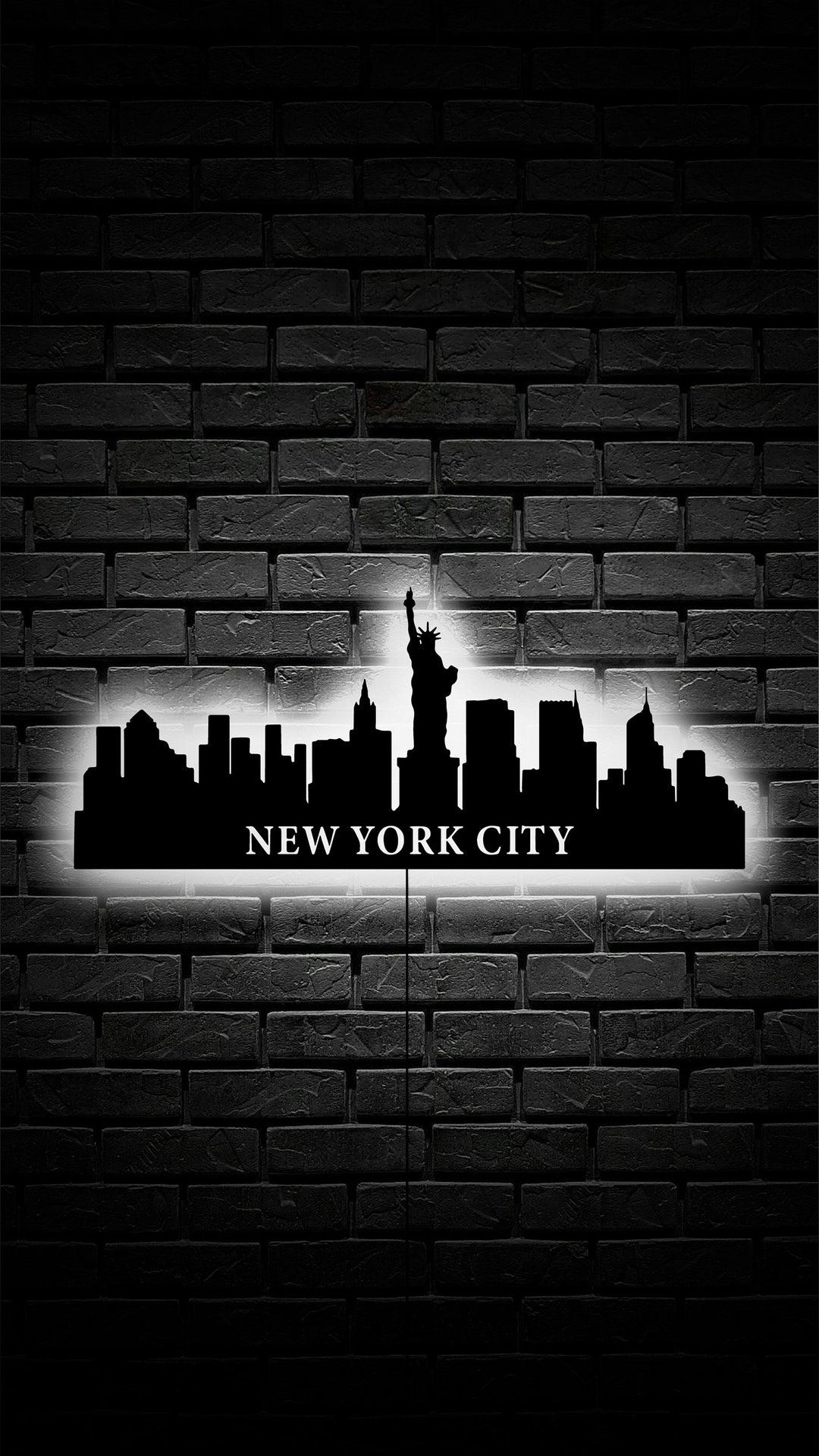 New York City Led Sign, Cities Light Sign, Birthday Gift, Gamer Room ...