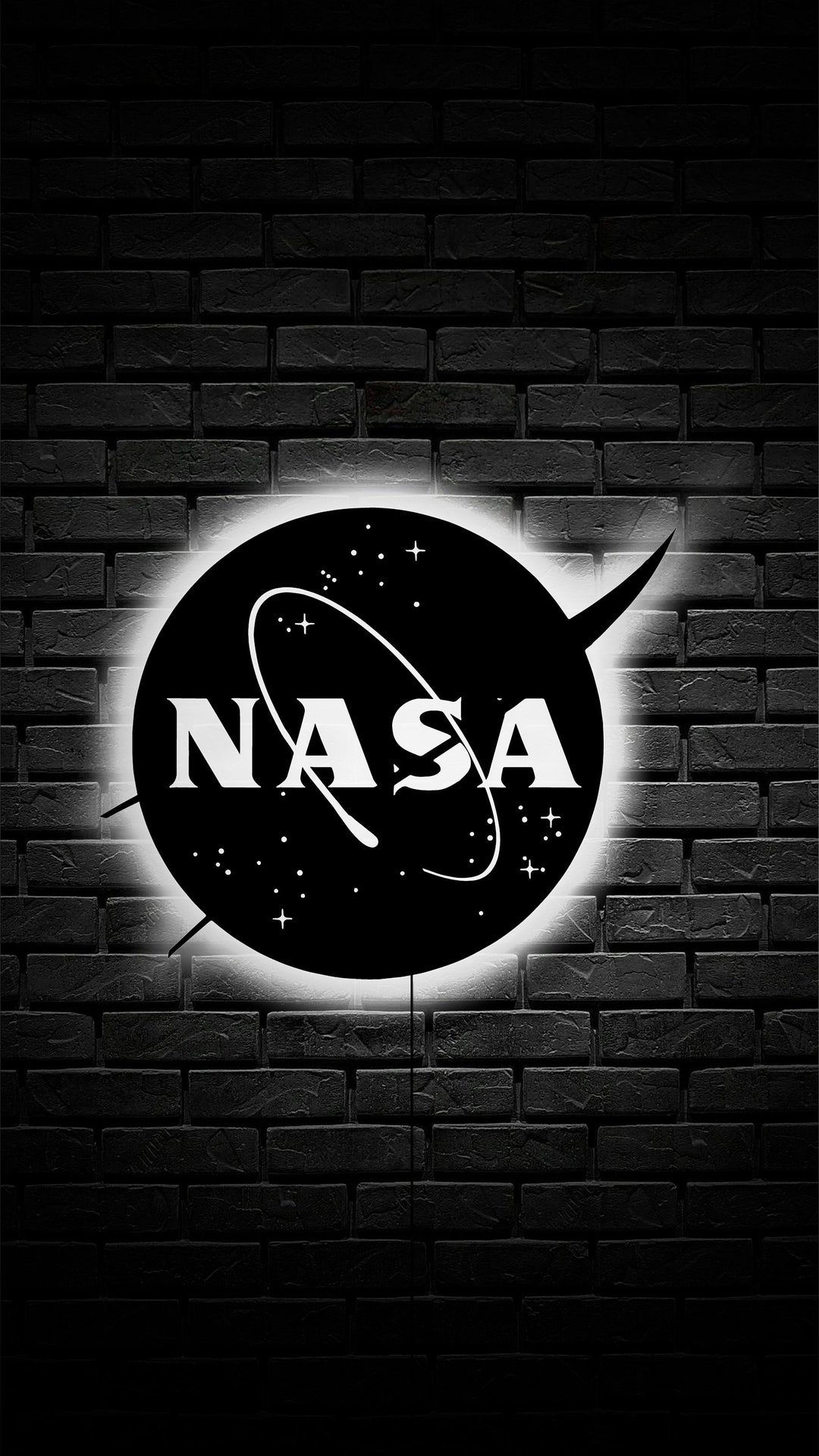 NASA Led Sign, Gamer Room Decor, Custom Wall Sign, Personalized Wall ...