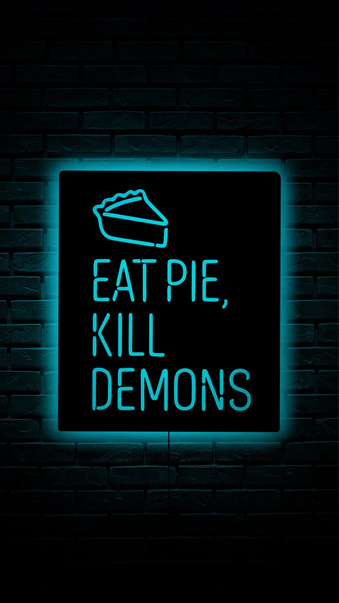 Supernatural Wood Wall Art With Rgb Led Light, Supernatural Room Decor ...