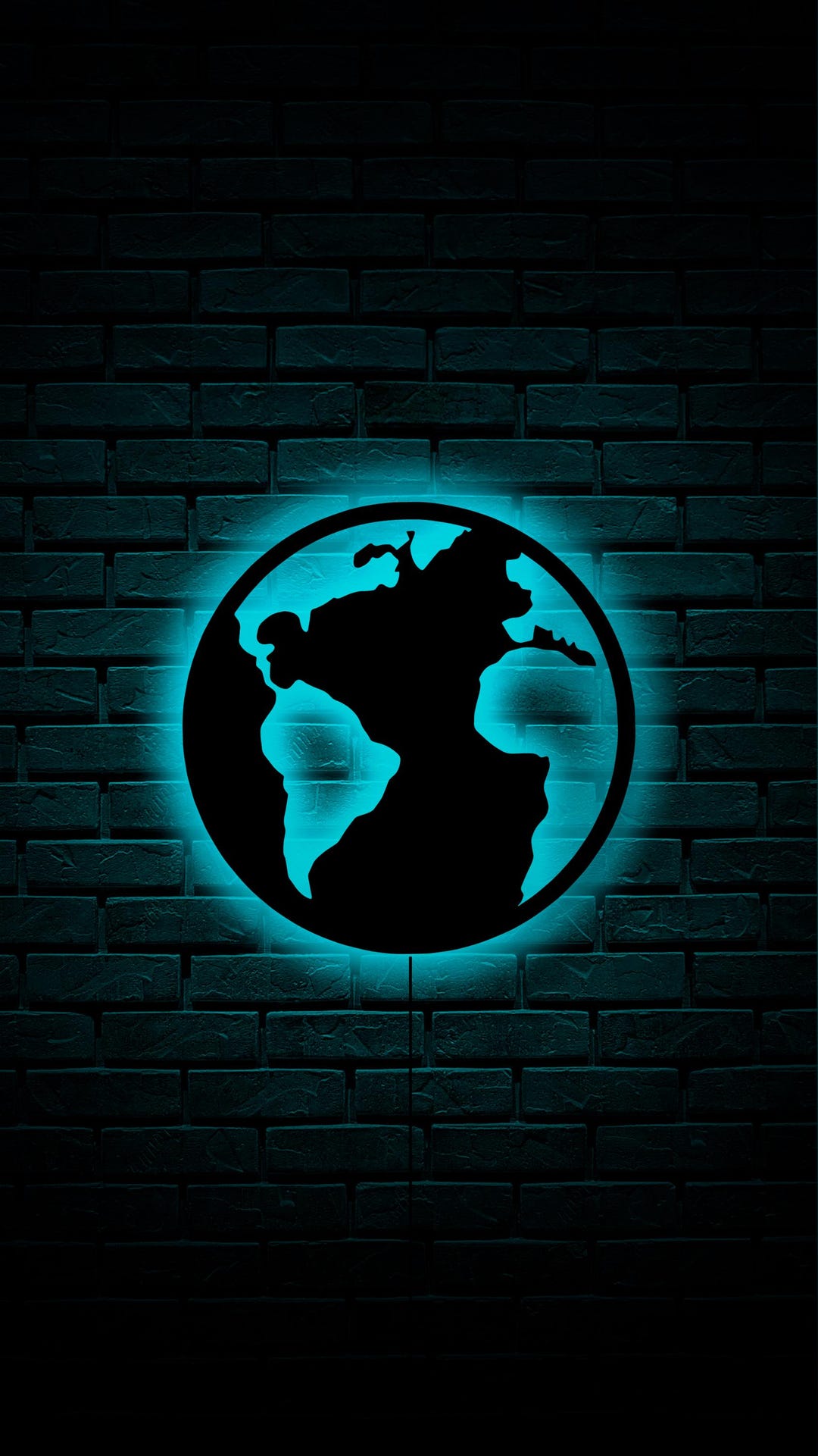 Earth Wooden RGB Led Light Sign, Game Room Decor, Custom Wall Sign ...