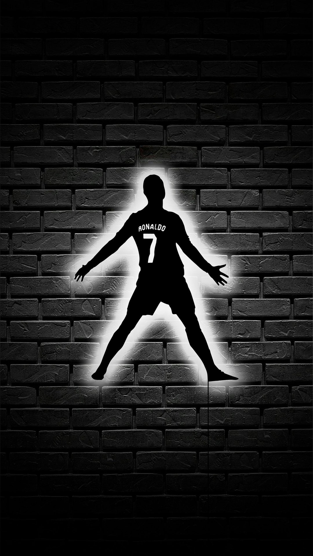 Cristiano Ronaldo Led Sign, Custom CR7 Light Sign, Birthday Gift, Game ...