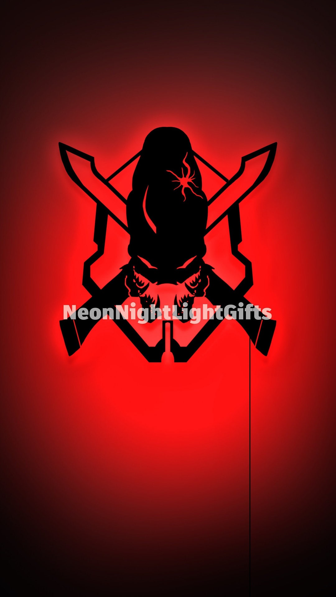 Custom Halo Legendary Icon Wooden RGB Light Sign, Gamer Room Decor ...