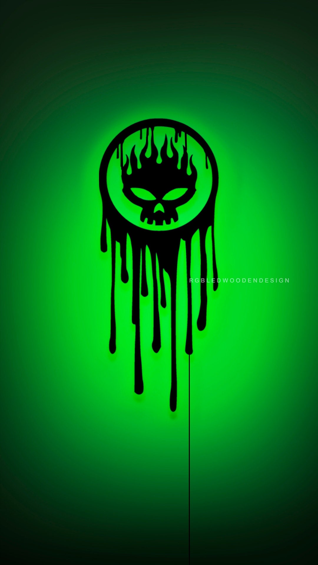 Dripping Skeleton Light Sign, Custom Skeleton Light Sign, , Game Room ...