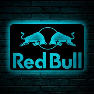 Redbull Light Sign, F1 Redbull Sign, Birthday Gifts, Game Room Decor ...