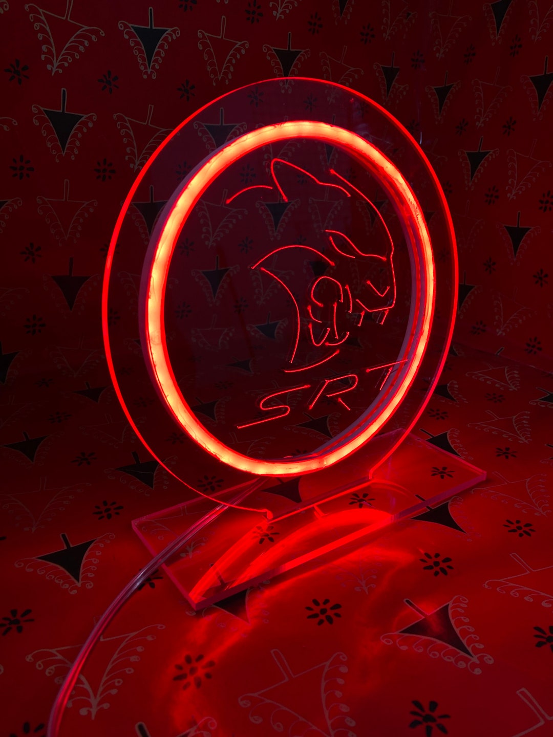 Dodge Challenger SRT Car Night Light Sign Custom SRT Neon Led - Etsy