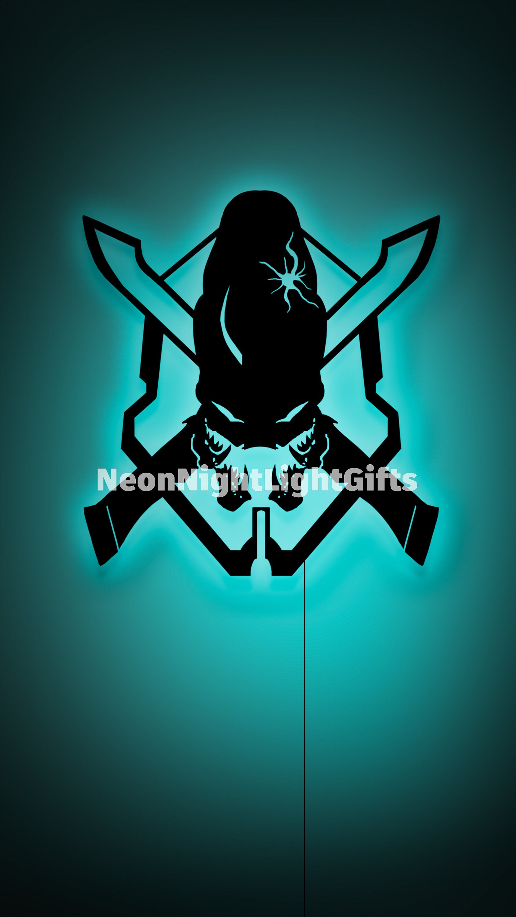 Custom Halo Legendary Icon Wooden RGB Light Sign, Gamer Room Decor ...