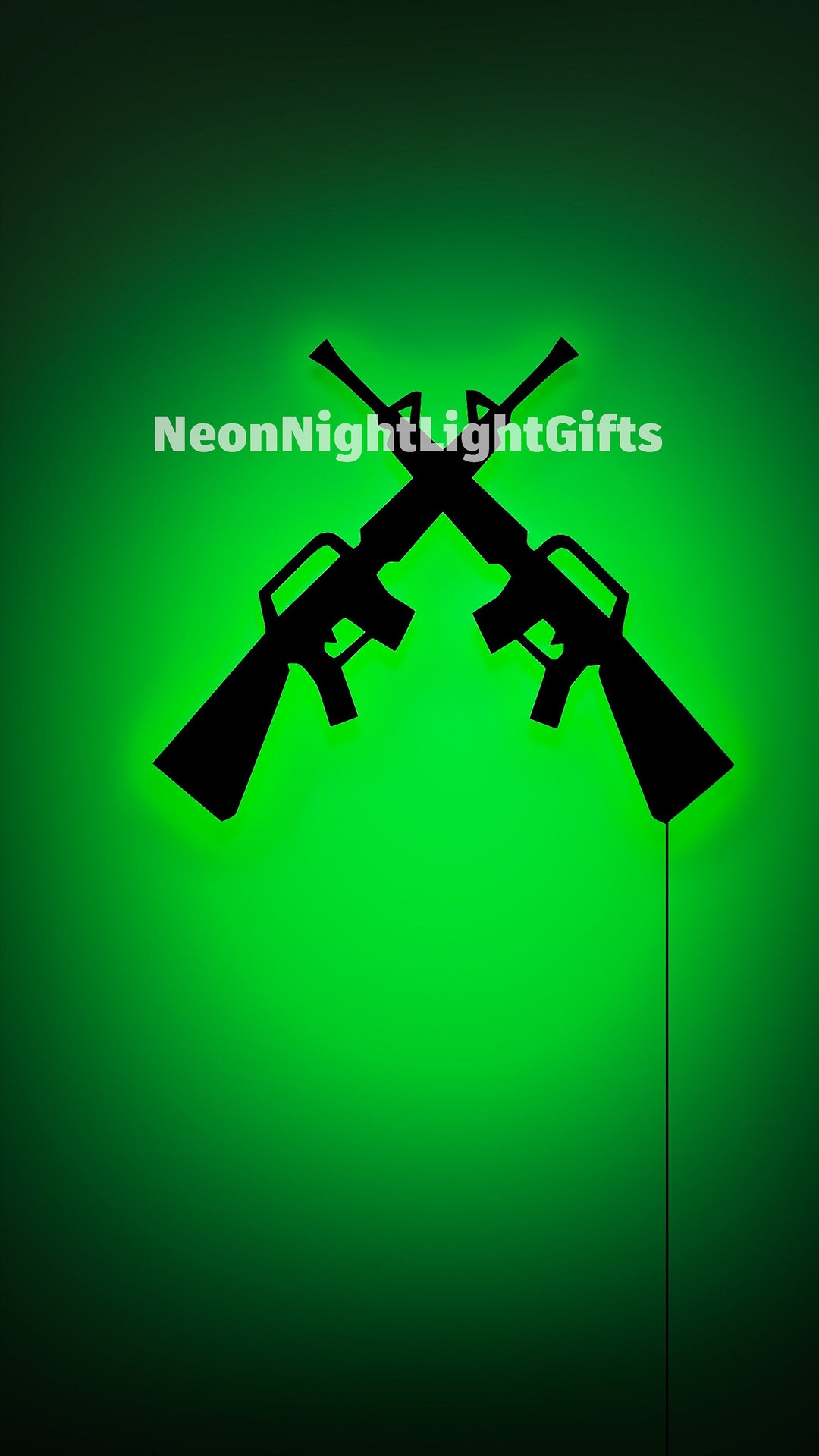 M16 Rifle Wall Decor Light Sign Custom Guns Light Sign - Etsy