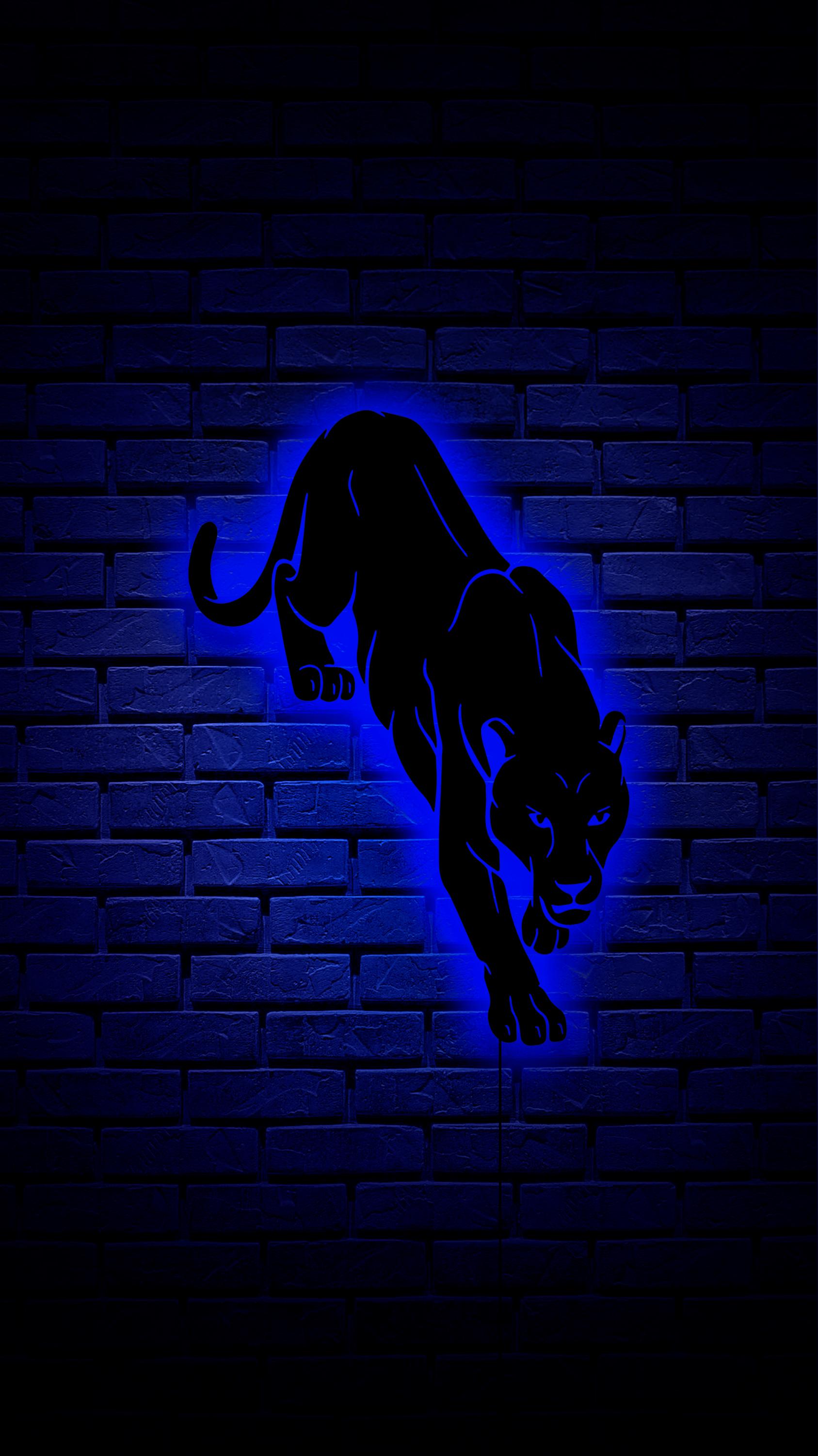 Panther Wooden RGB Light Sign, Gamer Room Decor, Custom Panther Lighted ...