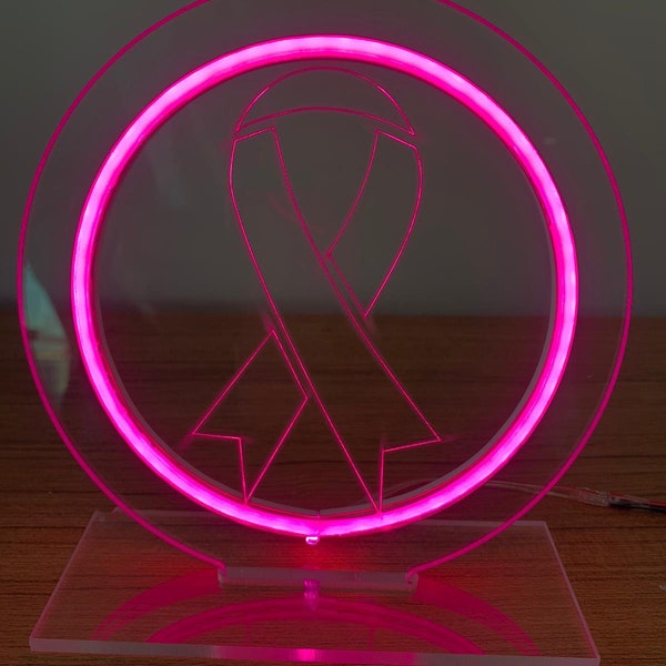 Breast Cancer Neon Sign - Etsy