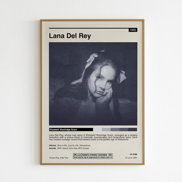 Lana Del Rey Poster - Etsy
